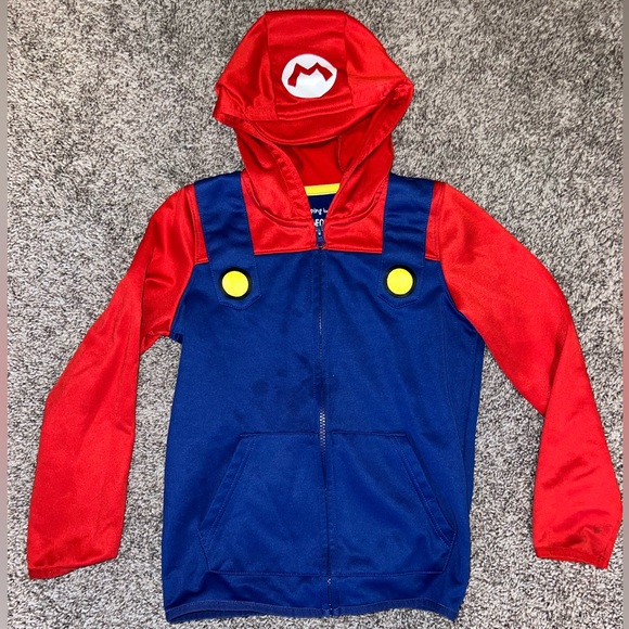 jumping beans | Jackets & Coats | Super Mario Bros Hooded Zip Jacket ...